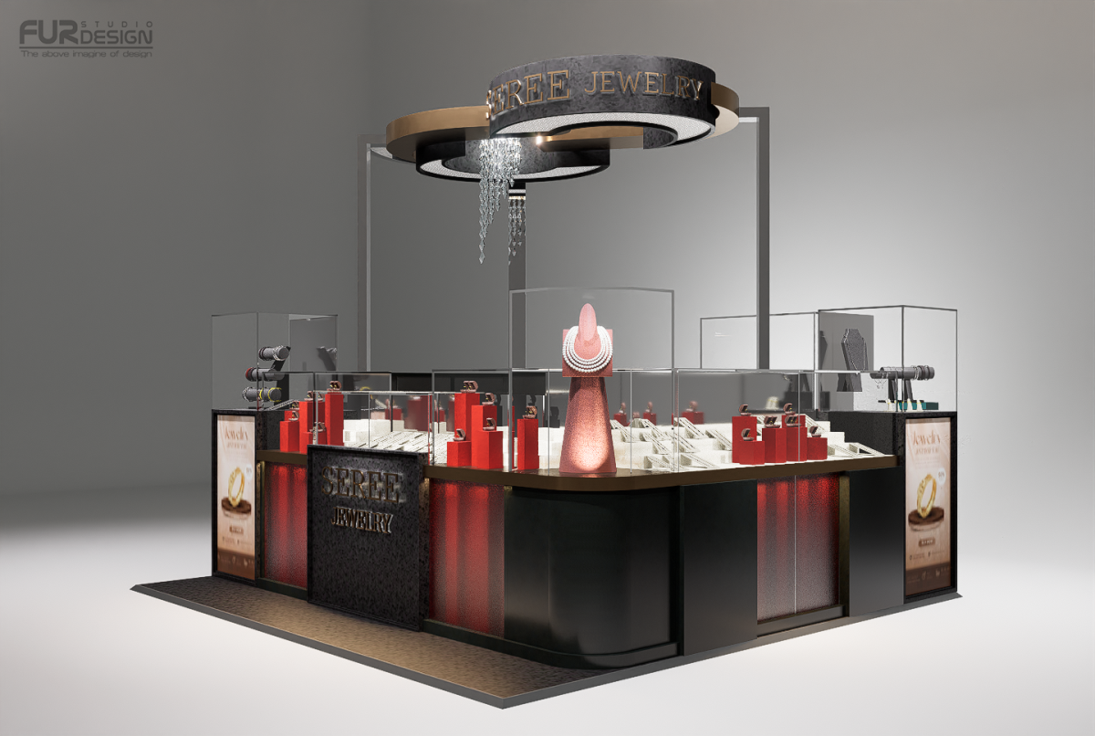 ออกแบบ ผลิต และติดตั้งร้าน : ร้าน Seree Jewelry Shop - furstudio-design